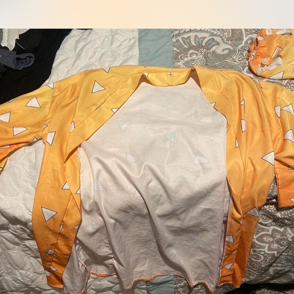 Amazon | Other | Zenitsu Cosplay Haori And Leg Warmers Size Medium Fits ...